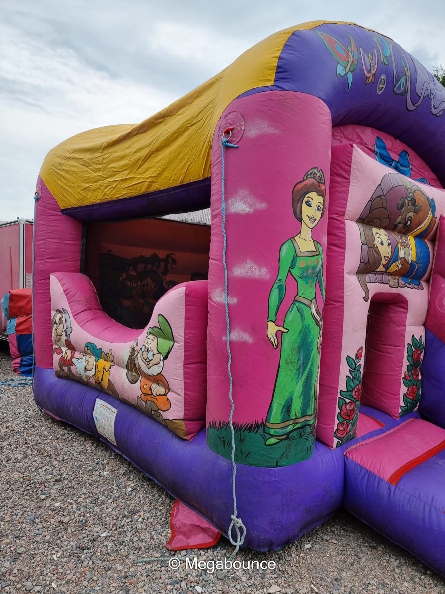 14ft x 20ft The Enchanted Princess Bounce & Slide - Bouncy Castle Hire ...