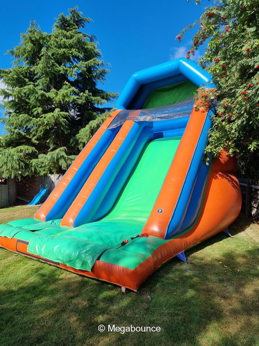 Multi coloured mini mega slide - Bouncy Castle Hire in Ross-on-wye ...