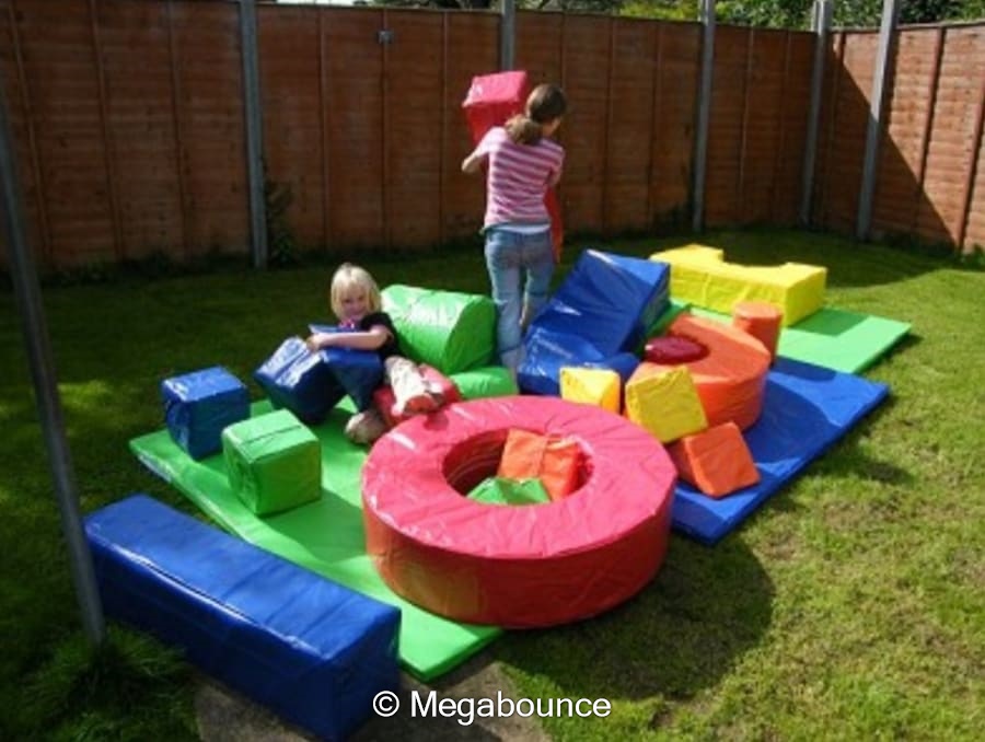Deluxe extra large multi coloured soft play - Bouncy Castle Hire in ...